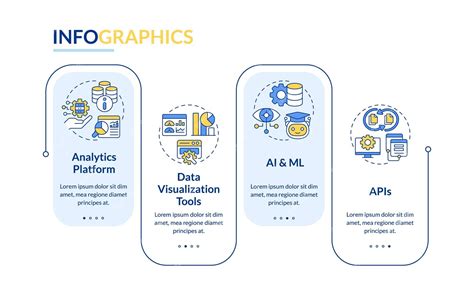 Premium Vector Data Democratization Vector Infographics Template With Linear Icons Data