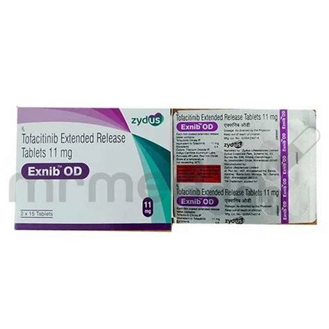 Tofacitinib Exnib Od Tablets For Personal At Rs 600 In Pune Id 2850887645548