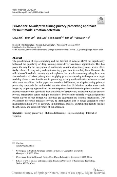 Primonitor An Adaptive Tuning Privacy Preserving Approach For