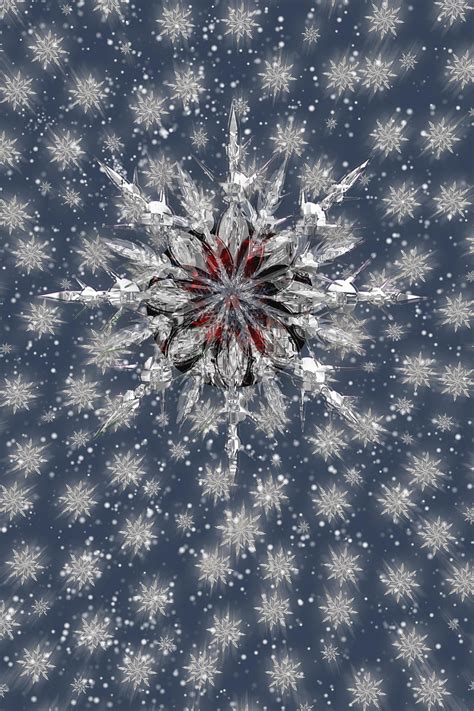 Download Snowflake Fractal Abstract Royalty Free Stock Illustration