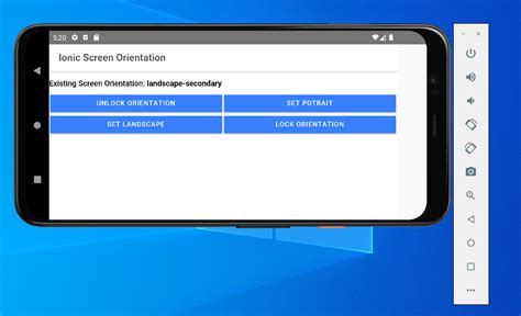 github josemmorales ionic screen orientation how to use cordova
