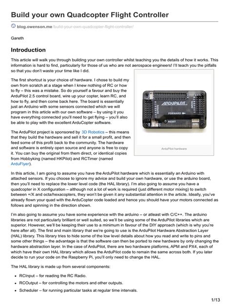Build Your Own Quadcopter Flight Controller Pdf Gyroscope Rotation
