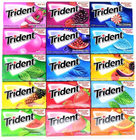 Trident Sugar Free Chewing Gum Assorted Flavors Nepal Ubuy