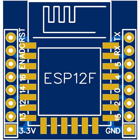 PCB mm สำหรบ ESP รน ESP E F S ESP S New Blue Screen ลดเหลอ