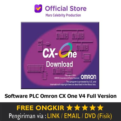 Jual Software Plc Omron Cx One V4 Full Version Garansi Cx One Cxone Shopee Indonesia