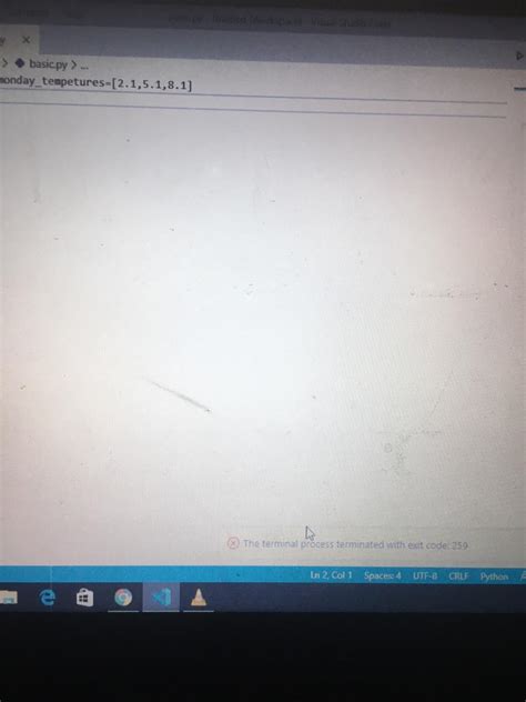 The Terminal Process Terminated With Exit Code 259 · Issue 3578 · Microsoftvscode Docs · Github