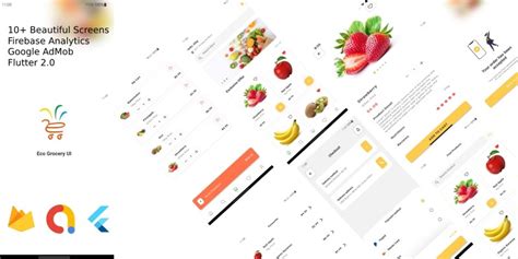 Eco Grocery UI Flutter App UI Kit By Arjuraprasad Codester