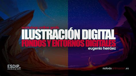 Ilustración Digital ️ Workshop Online Gratis Creación De Fondos Y Entornos
