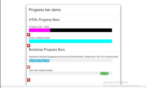15 Bootstrap Progress Bars Demo Code