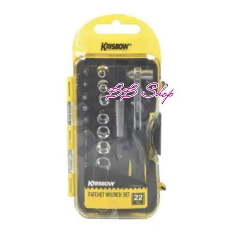 Jual Krisbow Set Kunci Sok Mini 22 Pcs Ratchet Wrench Set 22 Pcs Di