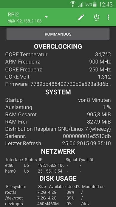 Raspberry Pi Zugriff über Android Apps