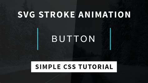 Svg Button Stroke Animation 2 Youtube