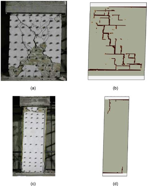 Cracking Pattern For A Ct01 Experimental B Ct01 Numerical C