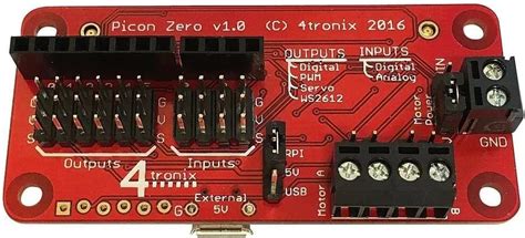 Amazon 4tronix Picon Zero インテリジェント ロボットコントローラ For Raspberry Pi 01