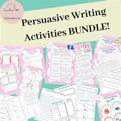 Persuasive Texts Activities Bundle Opinion Writing Interactive