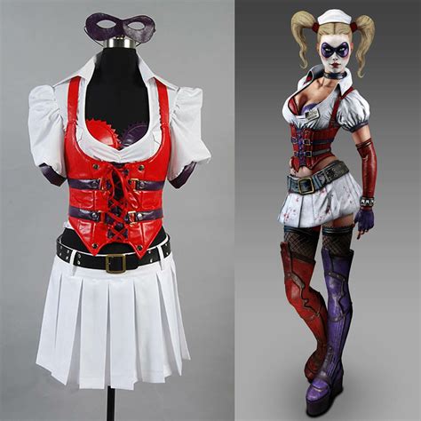 Harley Quinn Arkham Asylum Cosplay Costume