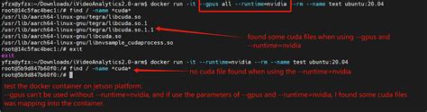 Whats Difference Between Gpus And Runtimenvidia For The Docker