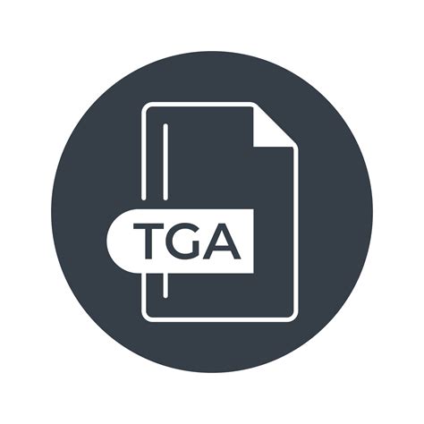 TGA File Format Icon TGA Extension Filled Icon Vector Art At Vecteezy