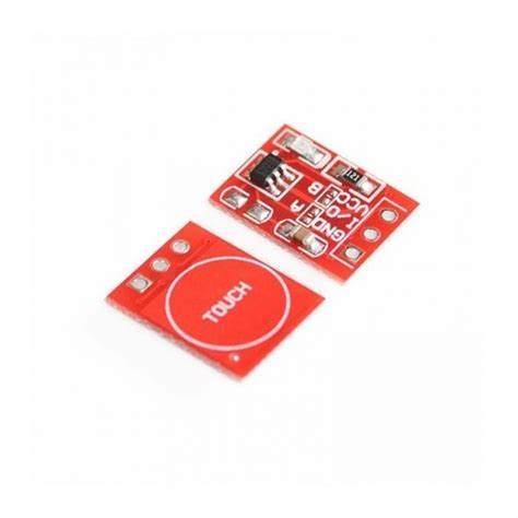 TTP Channel Capacitive Touch Sensor Module Red Color ComponentsTree