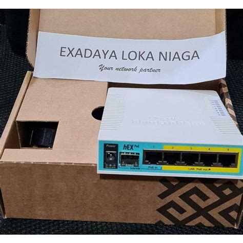 Jual Mikrotik RB960PGS RB960 PGS HEX PoE Routerboard 5 Port Shopee Indonesia