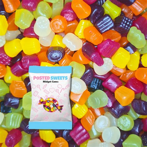 Midget Gems 100g Posted Pick And Mix Sweets