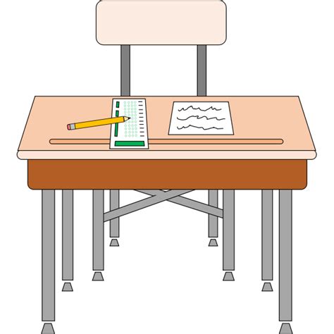 Empty School Seat Free Svg