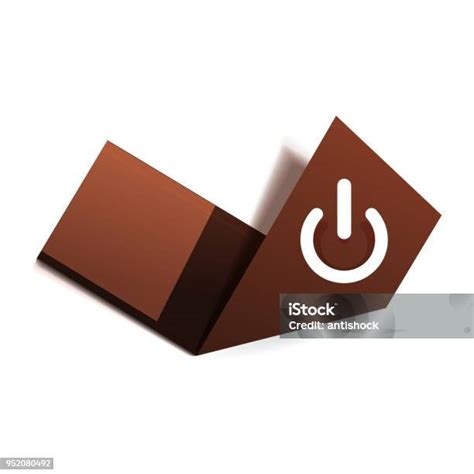 기호에 전원 버튼 Ui 아이콘 디자인 시작 개념에 대한 스톡 벡터 아트 및 기타 이미지 개념 그래픽 사용자 인터페이스 금속 Istock