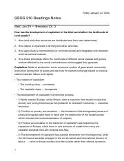 GEOG Notes Pdf Friday January GEOG Readings Notes Wed Jan Bernstein Ch