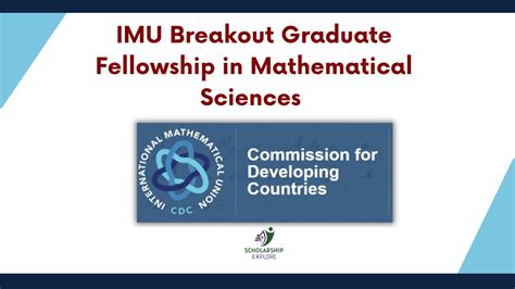 Imu Breakout Graduate Fellowship In Mathematical Sciences · Scholarship