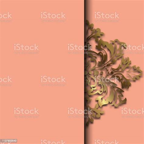 빈티지 결혼식 초대장 템플릿입니다 현대적인 디자인 다 마스크 배경과 결혼식 초대장 디자인입니다 결혼식을 위한 전통 장식 벡터 일러스트입니다 결혼식에 대한 스톡 벡터 아트 및