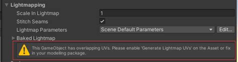unity烘焙光照贴图出现overlapping uvs警告的解决方法 csdn博客