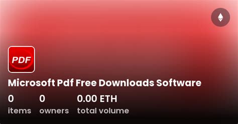Microsoft Pdf Free Downloads Software Collection OpenSea