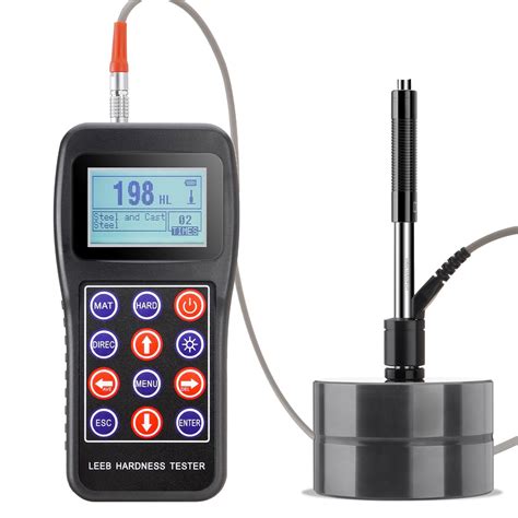Creahub Metal Hardness Tester Kit Leeb Hardness Tester With Test Block Digital Hardness Tester