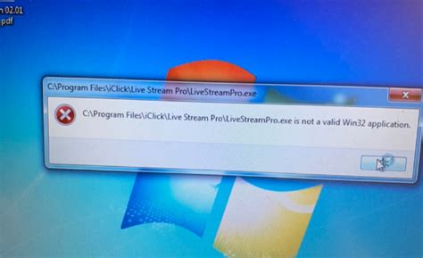 Xử Lý Lỗi Khi Mở Phần Mềm Lỗi Livestreamproexe Is Not A Valid Win32
