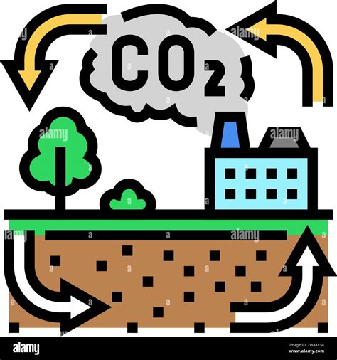 Cycle Carbon Color Icon Vector Illustration Stock Vector Image And Art