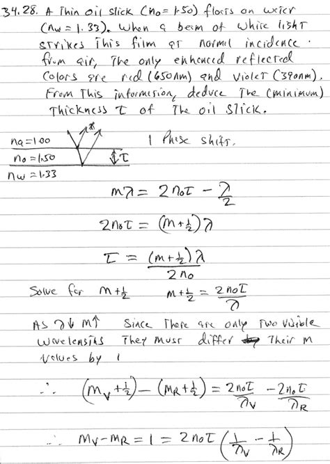 Chapter 34 Homework