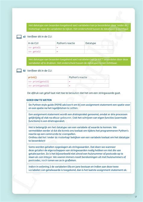 programmeren met python werkboek incl pelckmans portaal
