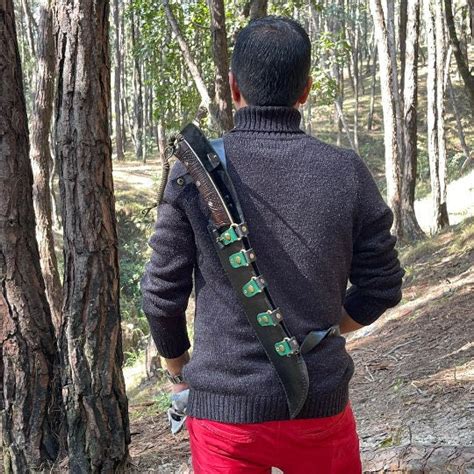 15 5 Inch Seax Knife Cleaver Machete Fwosi