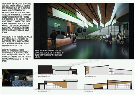 Architecture Project Thermal Mass Structure Embracing Natural Elements And Cultural Functions