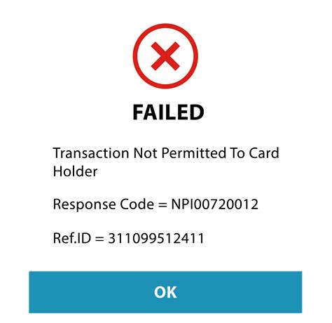 Transaction Not Permitted Transaction Error Codes Allied Payments®