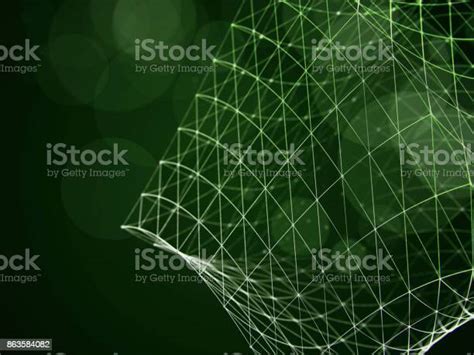 큐브 와이어 프레임 다각형 요소입니다 연결 구조입니다 0명에 대한 스톡 사진 및 기타 이미지 0명 가상현실 기업 재무와