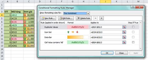 Cách sử dụng Conditional Formatting để định dạng có điều kiện DienDan Edu Vn Chia sẻ kiến Cách sử dụng Conditional Formatting để định dạng có điều kiện DienDan Edu Vn Chia sẻ kiến