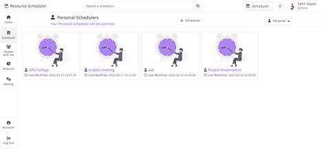 Resource Scheduler By Sahil Nayak On Dribbble