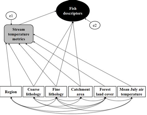 Model Developed For Covariance Structure Analysis To Evaluate Download Scientific Diagram