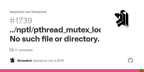 nptl pthread mutex lock c no such file or directory · issue 1739