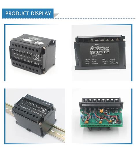 3 phase ac current sensor transmitter 4 20ma output electrical current