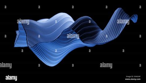 Wireframe Structure Modern Abstract Virtual Grid Pattern Science Or Data Concept Cgi