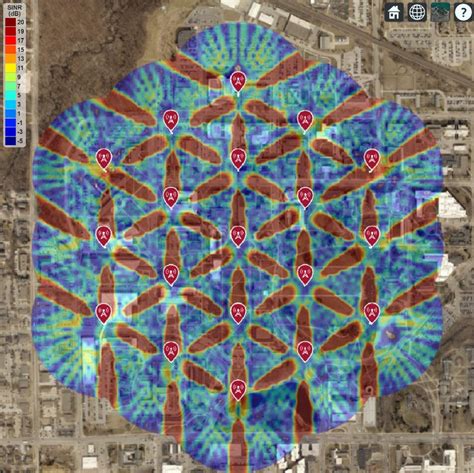 5g network coverage and sinr map for 16 by 16 antenna array download