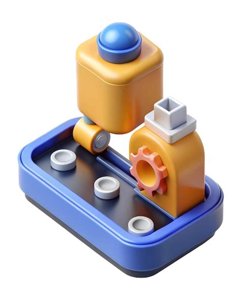 Ai Algorithm And Conveyor Belt Symbolize Manufacturing Optimization In Vector Design For Photo