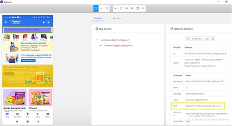 findelement and findelements command in appium code2test testing site